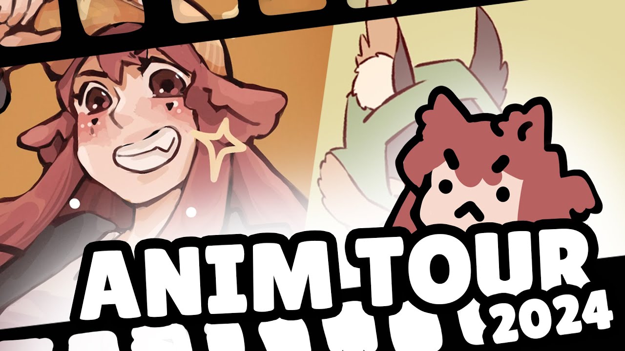 Anim Tour 2024 ! (😬 spoil : beaucoup de wips) - YouTube
