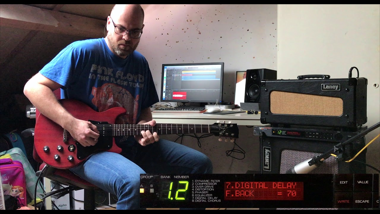 Roland GP-8 (Overdrive, Delay & Chorus) - YouTube
