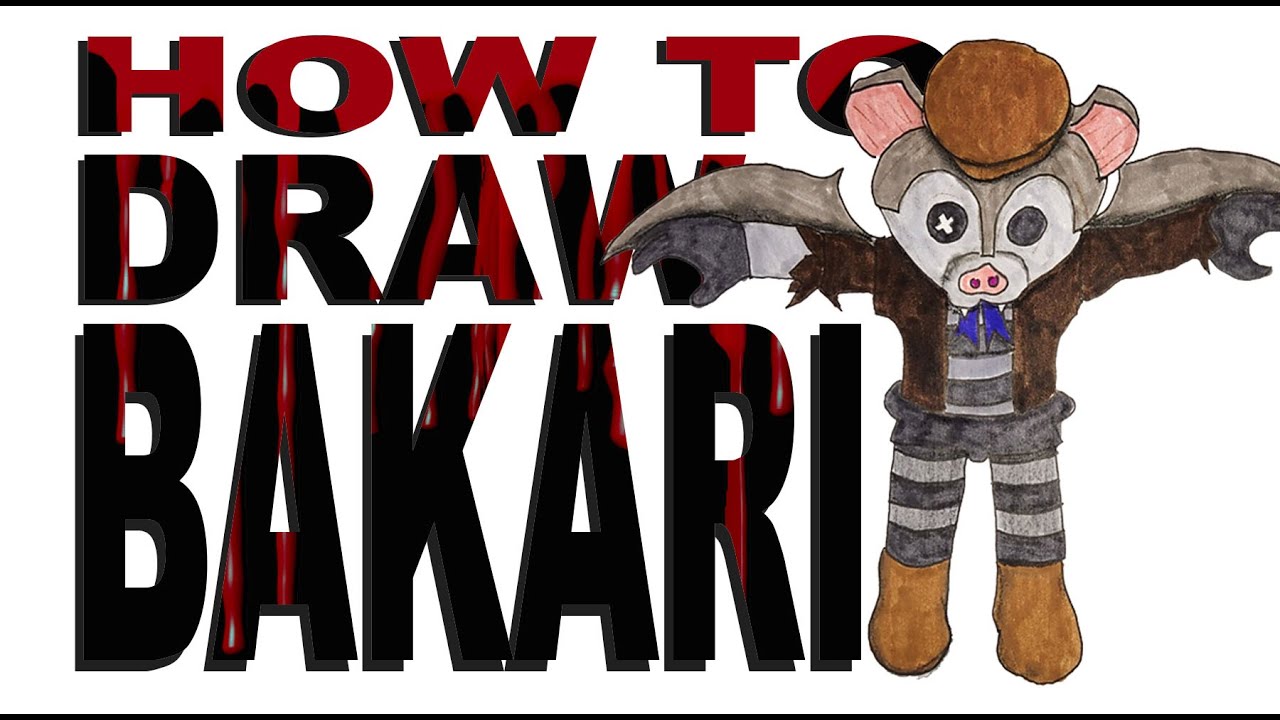 How to draw Bakari (Piggy) - YouTube