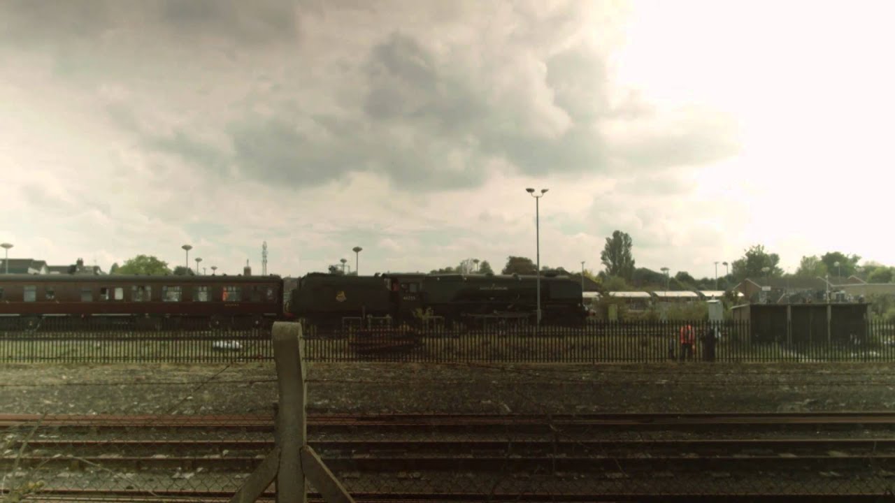 BR 46233 "Duchess of Sutherland" working the "Oxfordshire Express" on ...