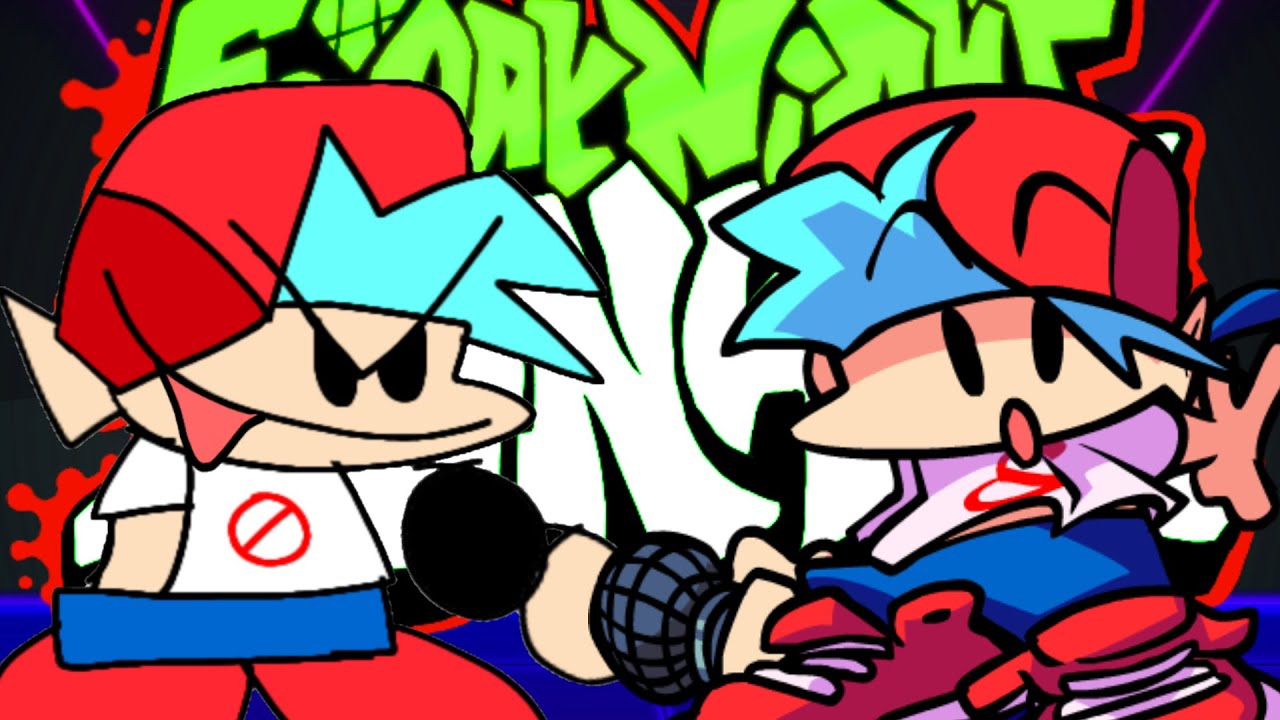 FNF: FRIDAY NIGHT FUNKIN VS PRETENDER BUT GABRIEL & BF SING IT [FNFMOD ...