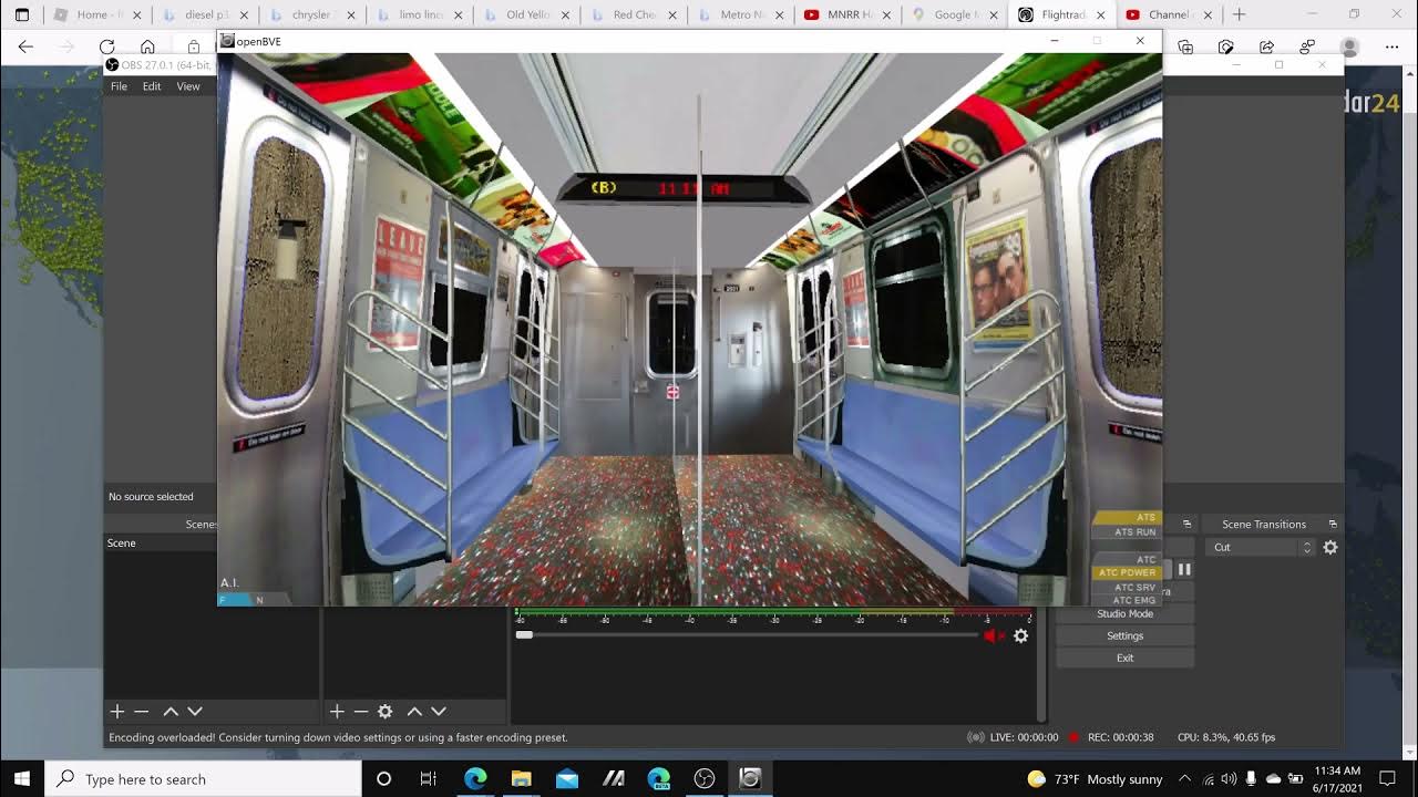 Openbve R179 B train - YouTube