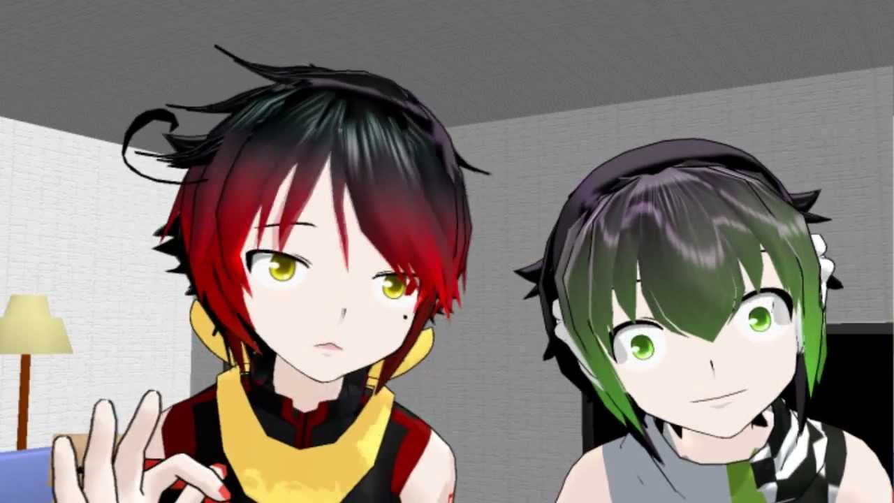 【MMD】 - VOLARE 【Kai Kim & Yuett Egao】 - YouTube