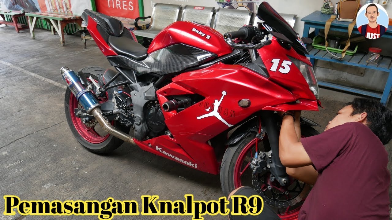 Pemasangan Knalpot R9 di Kawasaki Ninja 250 SL (RR Mono) - YouTube