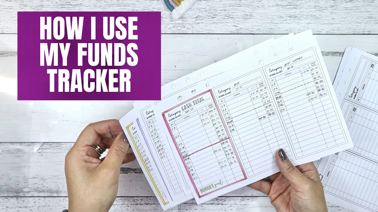 How to use a Funds Tracker to track how much money you have - YouTube