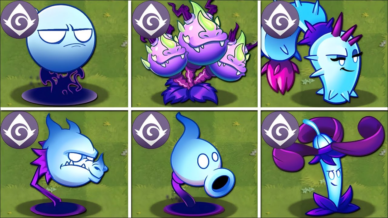 All SHADOW Plants Max Level Power-Up vs PvZ 2 All Final Bosses Fight ...