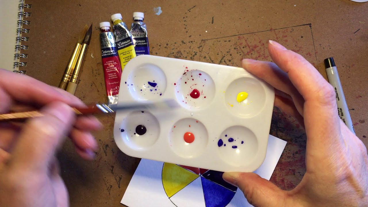 DIY Color Wheel--Learn Color Theory - YouTube