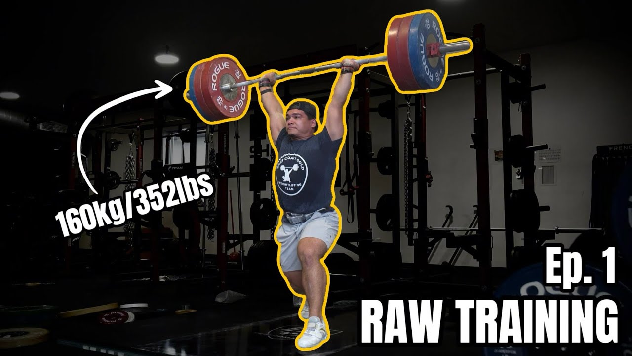 FIRST WEEK BACK TO TRAINING! Ep. 1 of RAW TRAINING - YouTube
