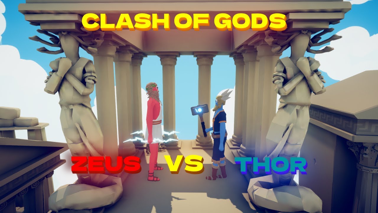CLASH OF GODS IN TABS-Totally Accurate Battle Simulator - YouTube