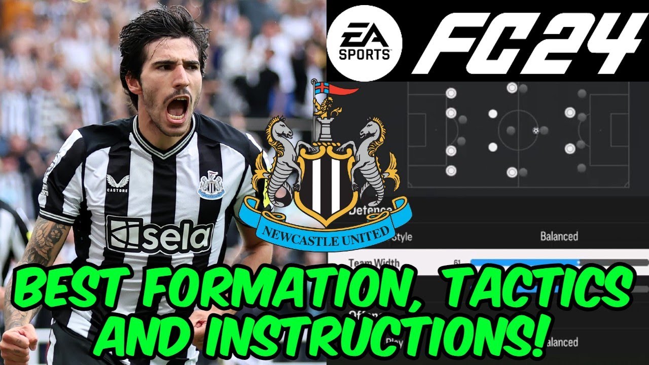 EA FC 24 - BEST NEWCASTLE UNITED Formation, Tactics and Instructions ...