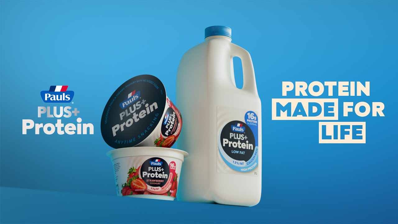 Pauls PLUS Protein NEW White Milk 15s YouTube