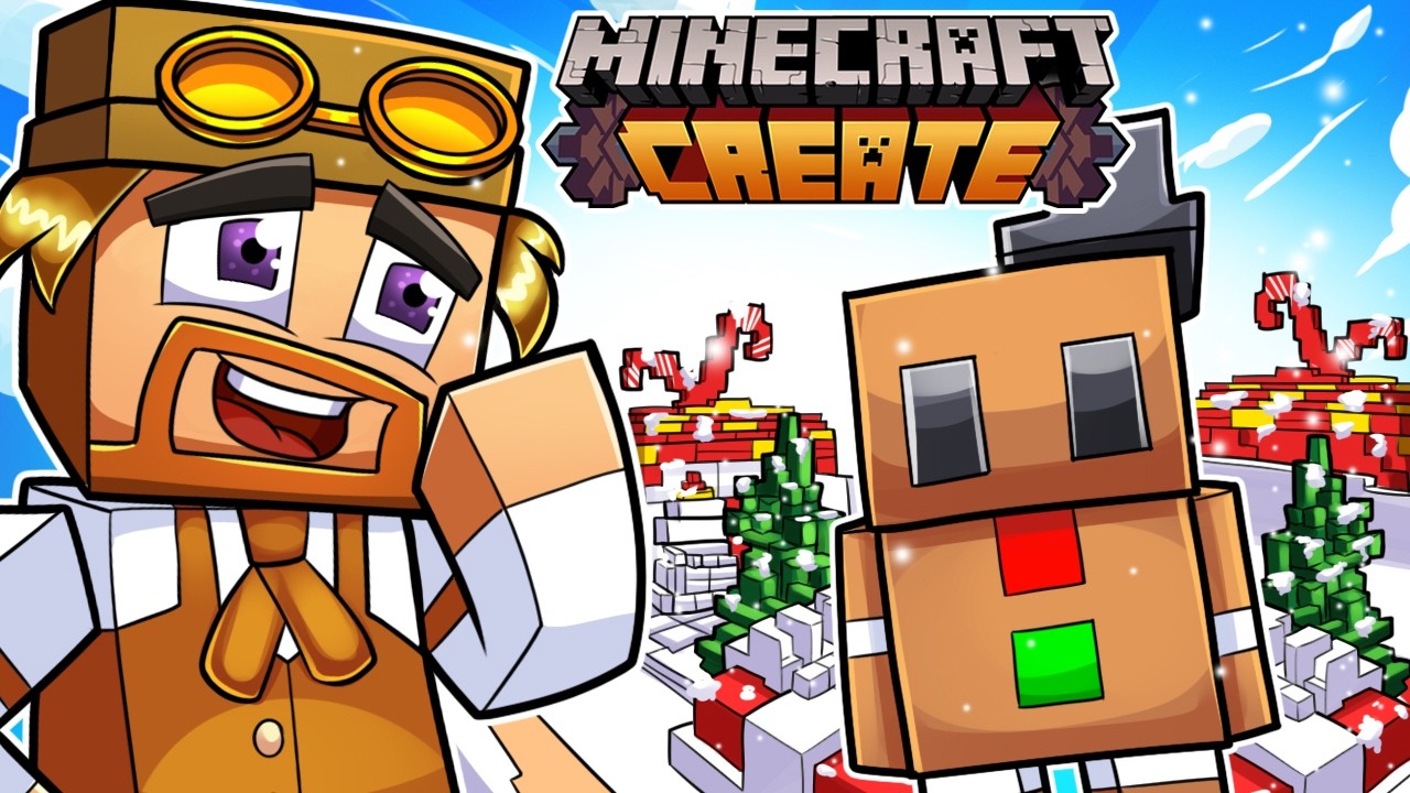 Make Gingerbread Men In Minecraft - Create Confectionery Guide - YouTube