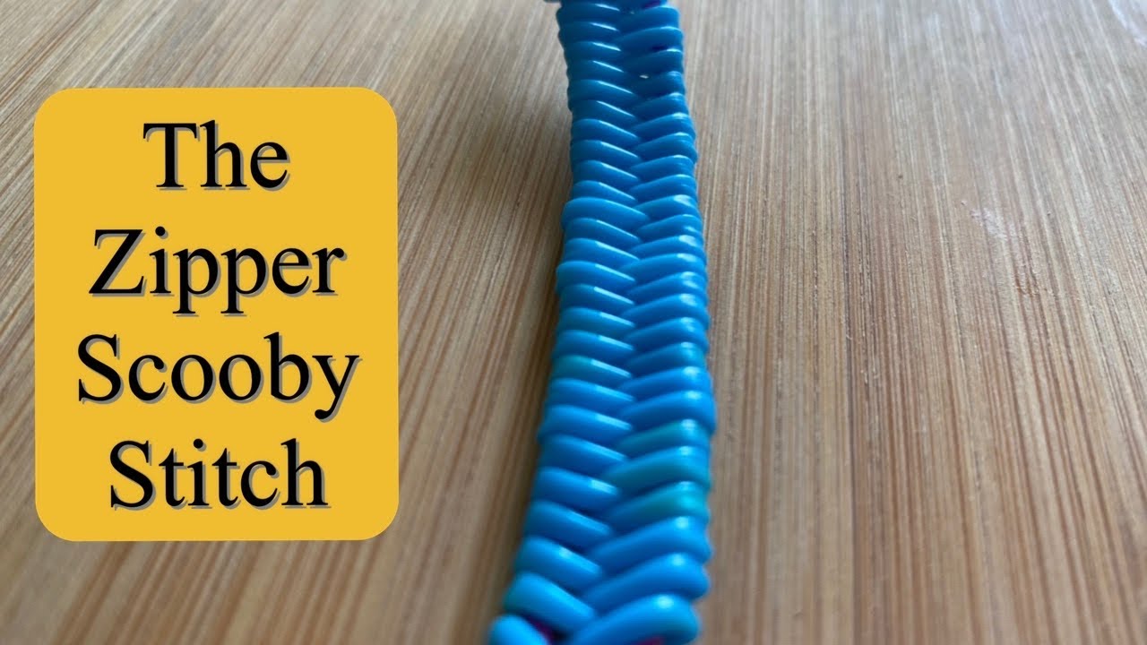 Zipper Scooby Stitch | Zipper Lanyard Design | Beautiful and super easy ...