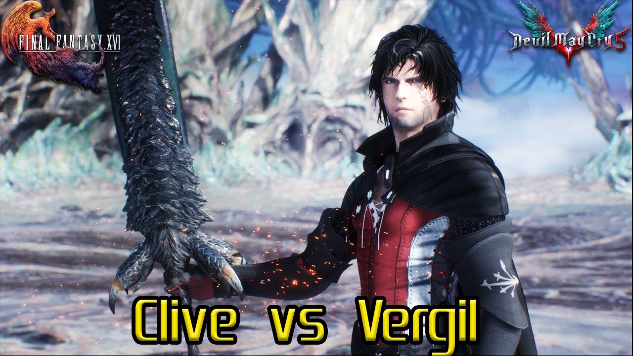 Clive Rosfield vs Vergil - Devil May Cry 5 Mods - YouTube