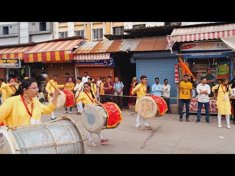 Nashik dhol In Shalimar ganapati special #nashik #dhol #nashikdhol # ...