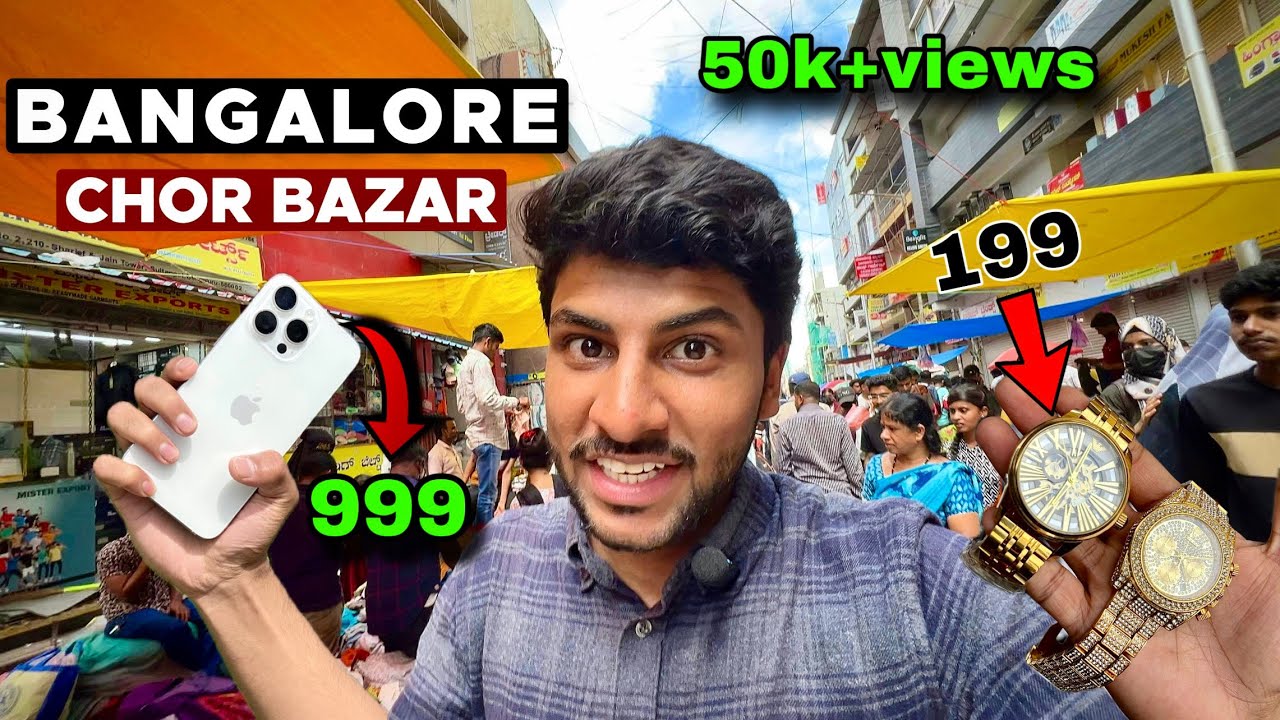 Sunday Bazaar Bangalore |Chor Bazaar🤩 - YouTube