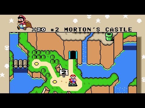 Super Mario World How to beat Morton's Castle - YouTube