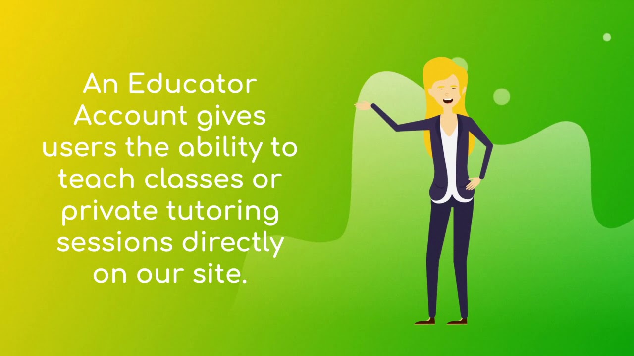 Educator Account Explaining Video - YouTube