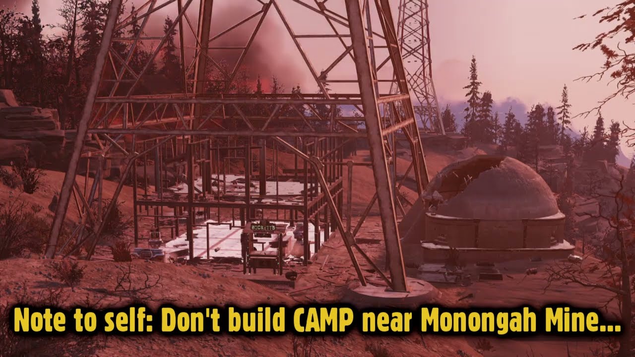 Why You Should Never CAMP At Monongah Mine (Fallout 76) - YouTube