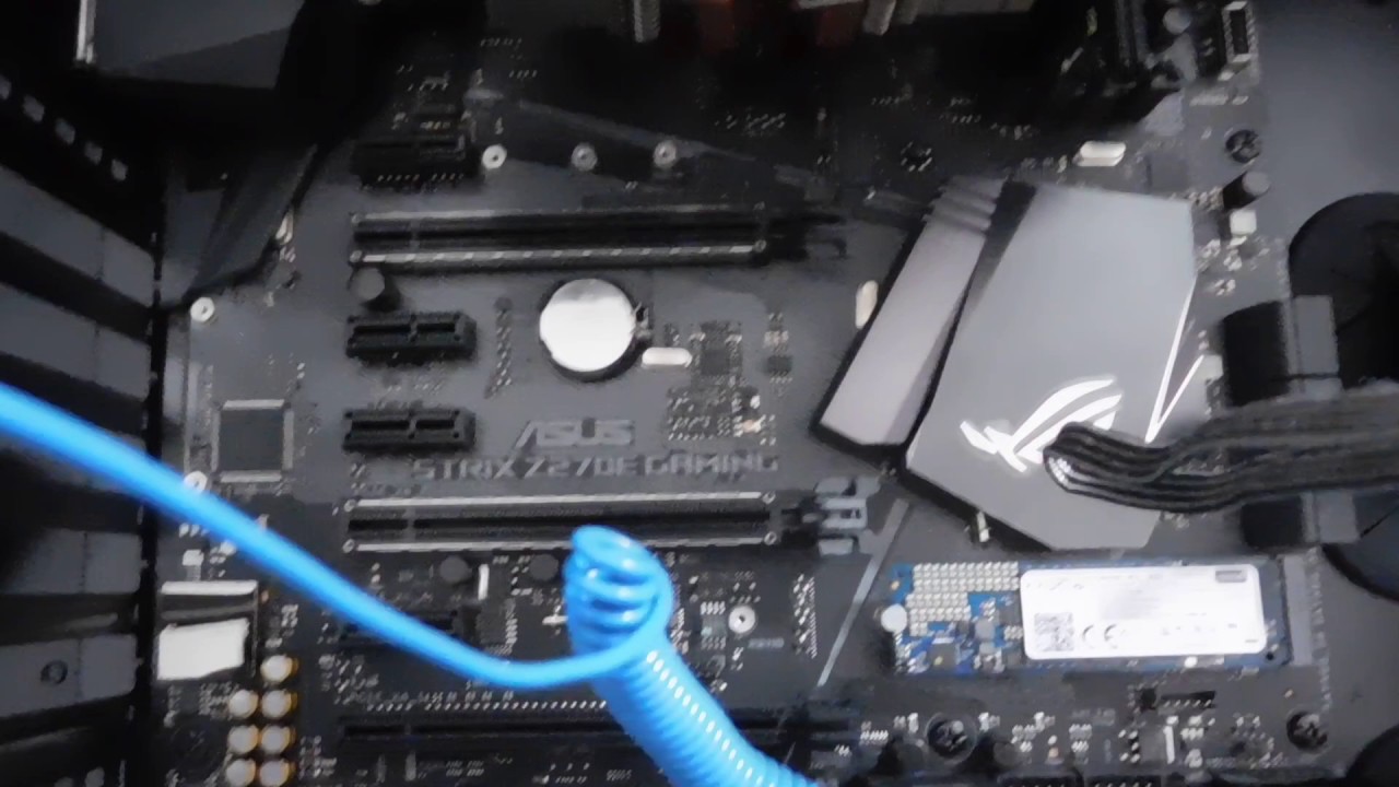 Asus Z270E Yellow DRAM Problem Troubleshooting - 01 - CMOS Reset - YouTube
