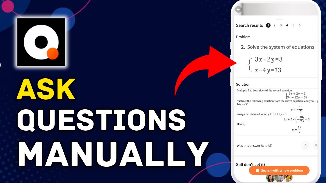 How to Ask Questions Manually on QANDA 2026? - YouTube