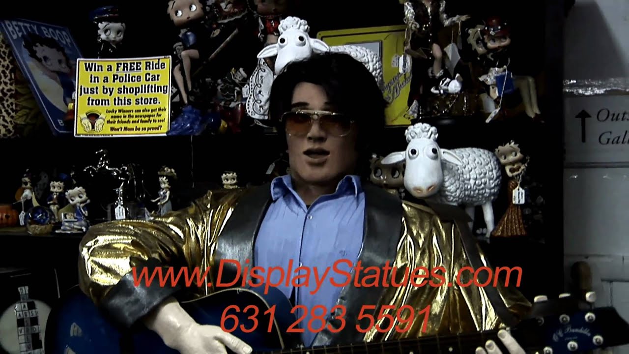Animatronic Elvis - YouTube