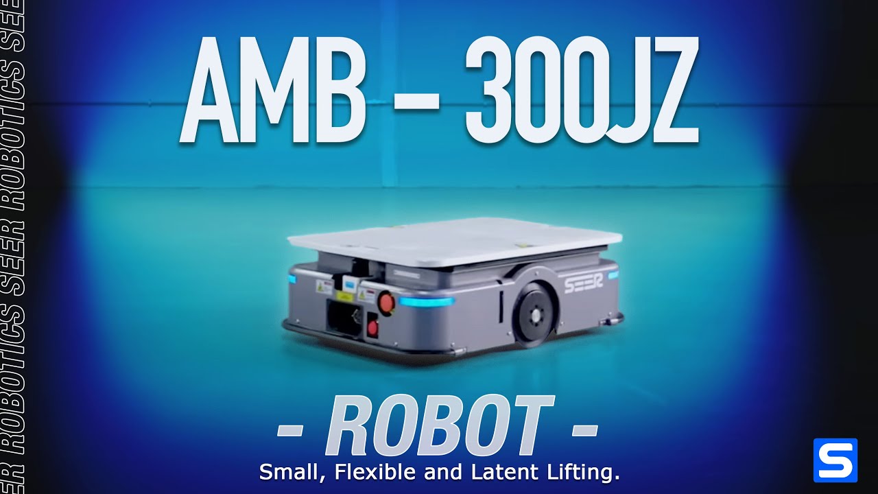 SEER 2023 New Product Introduction ： Laser SLAM Latent Jacking Transfer Robot AMB-300JZ - YouTube