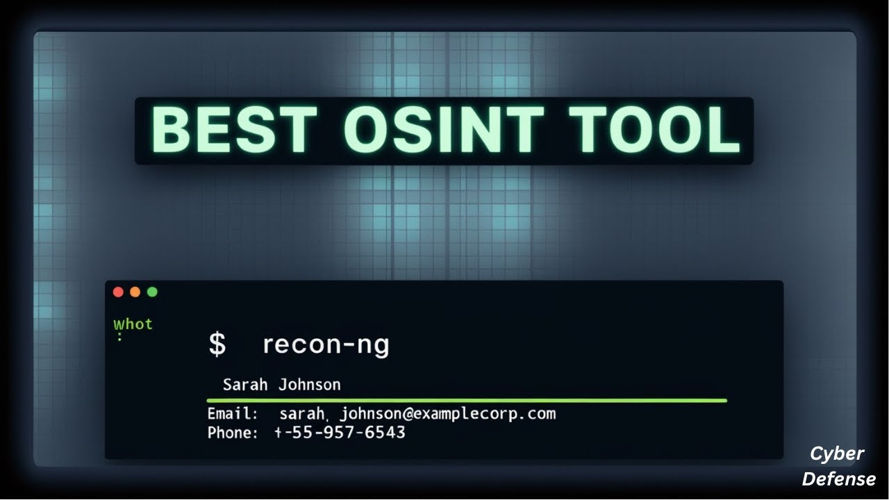 Best OSINT Tool I've Ever Found So Far! - YouTube