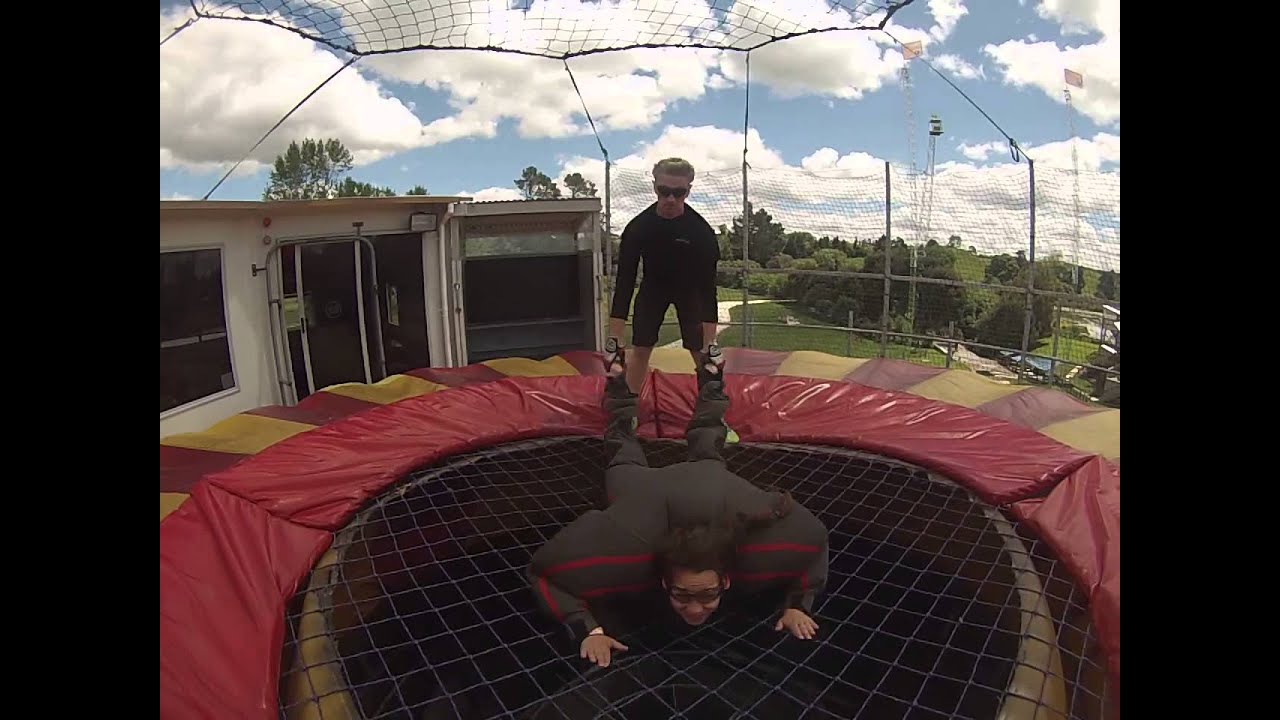 Free fall simulation - Rotorura, New Zealand - YouTube