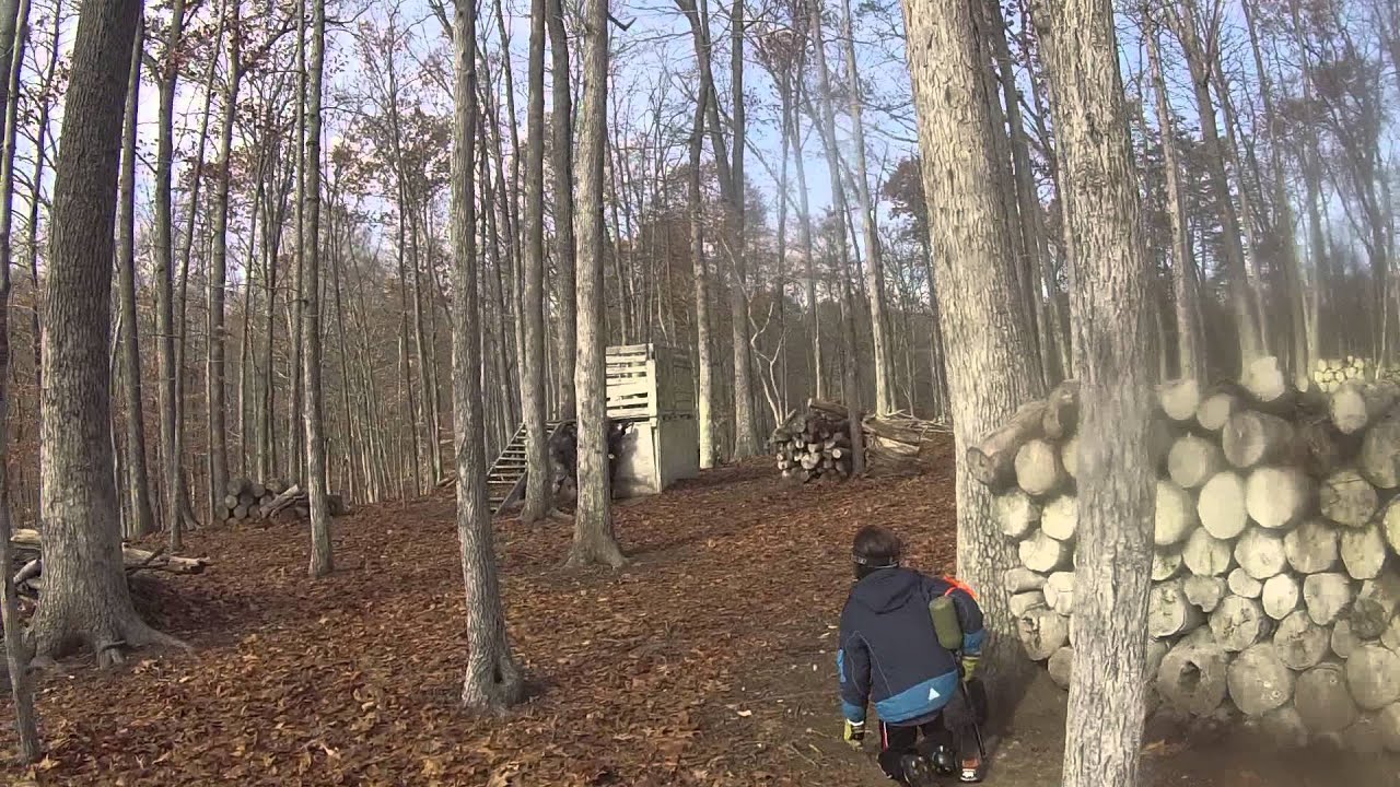 Hogback mountain paintball Turkey walk on - YouTube