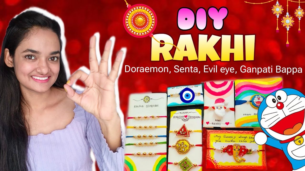 Creative Easy and Latest Rakhi Design | How To Make Rakhi at Home | DIY ...