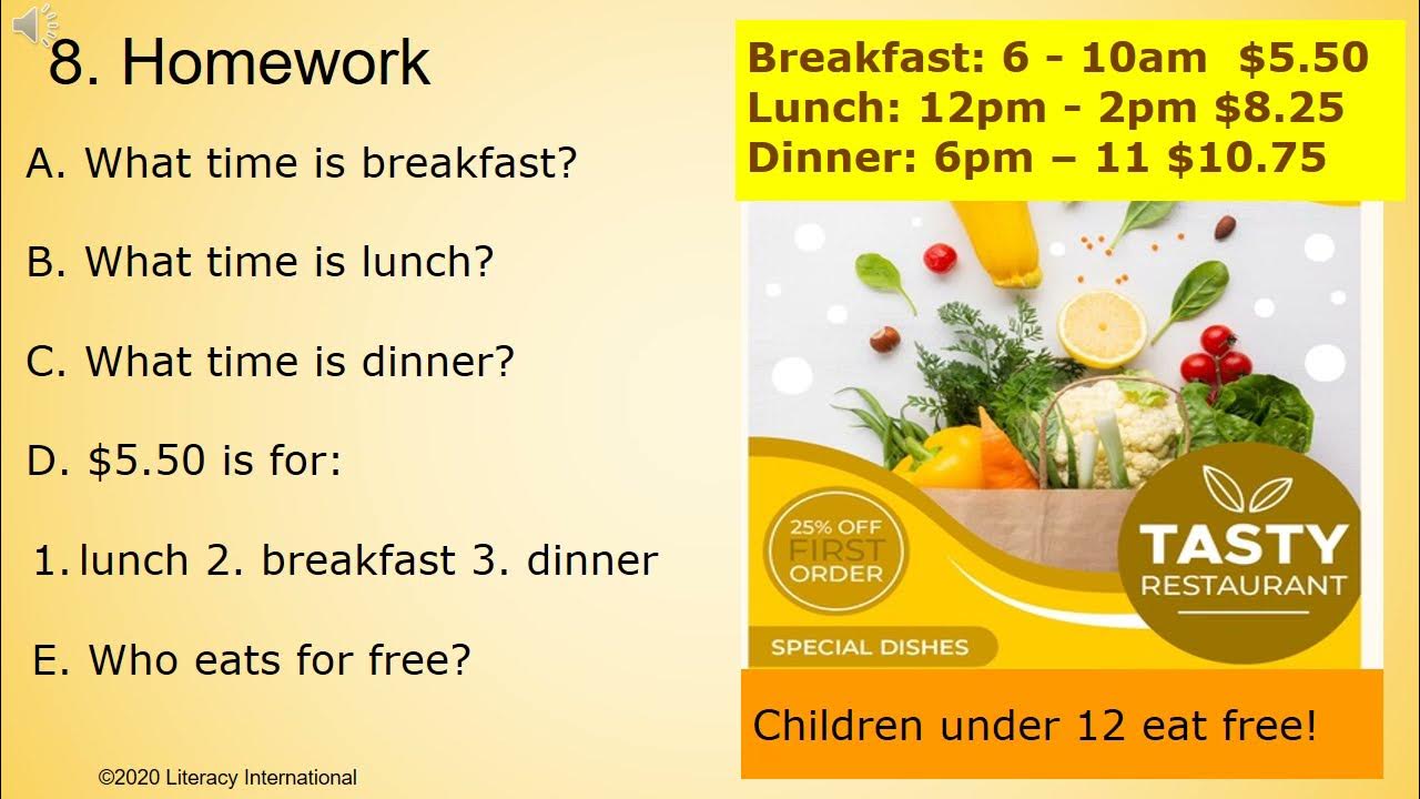 Light of the World ESL Lesson #A1-08 Level A1 Learn English with the ...