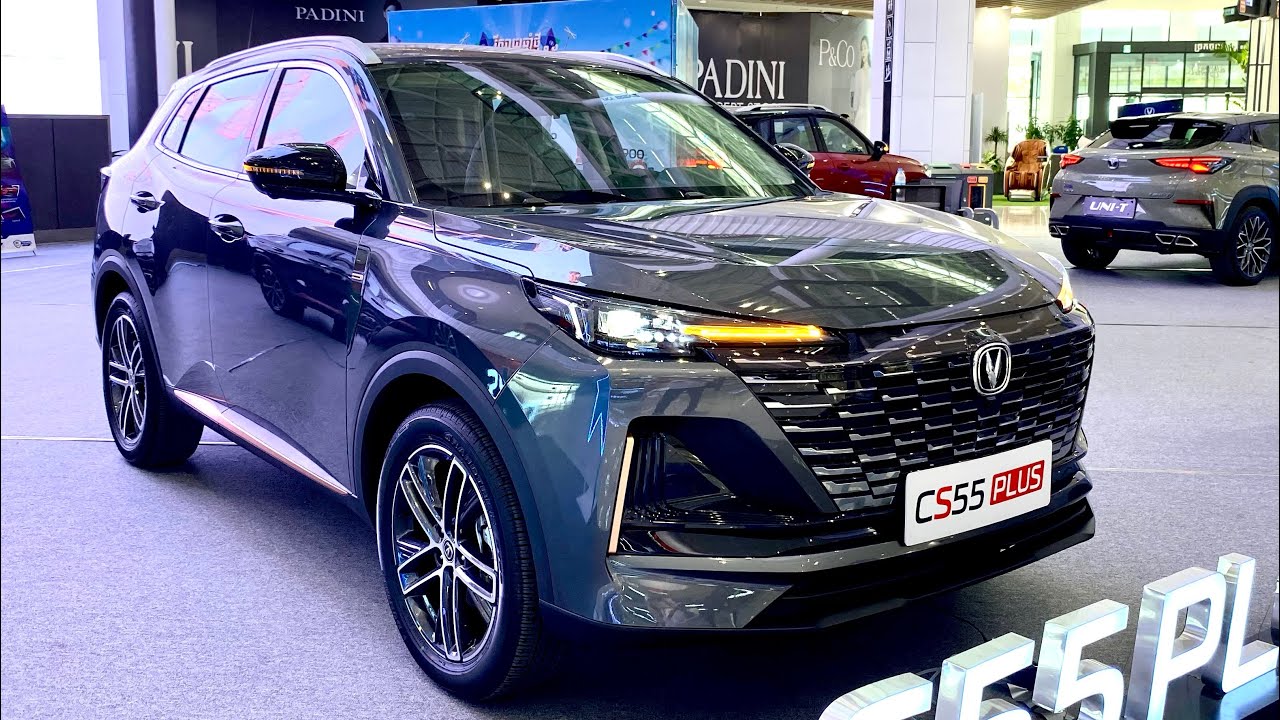 First Look ! 2023 Changan CS55 Plus 1.5L - Gray Color | interior and Exterior - YouTube