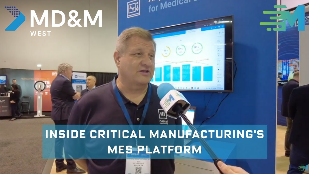 Inside Critical Manufacturing's MES Platform - MD&M West - YouTube