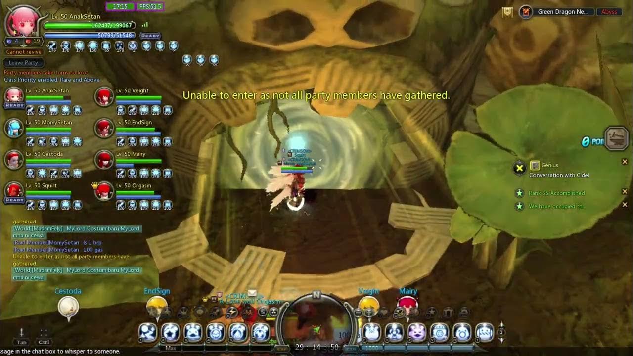 GDN HC 1st Clear EVENT | Gear Master POV !! Dragon Nest Return - Level 50 - YouTube