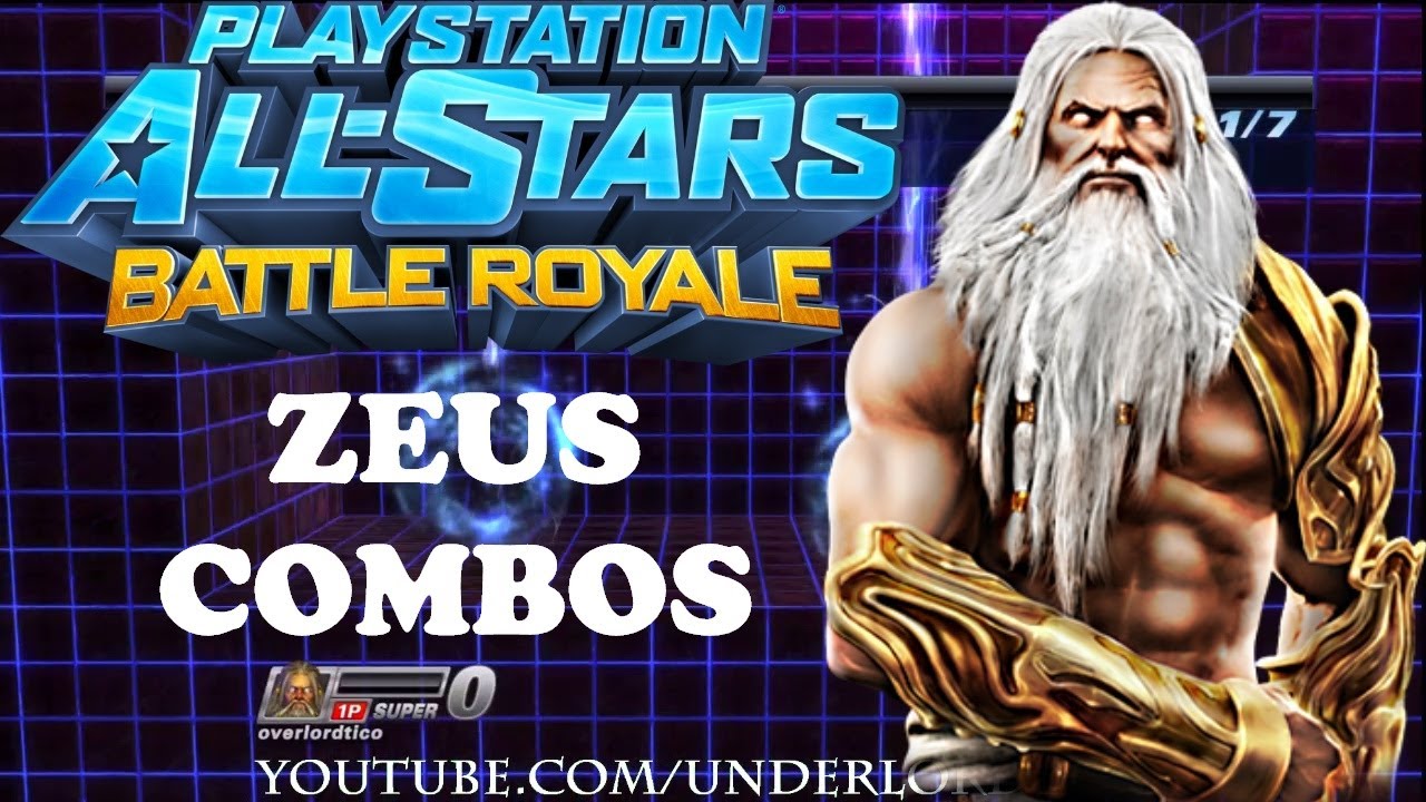 PlayStation All-Stars Battle Royale - Zeus Combo Tutorial - YouTube