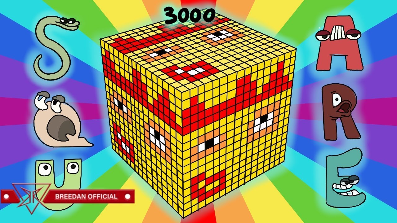 Numberblocks and Alphabet Lore Band with Big Numberblocks Rainbow ...