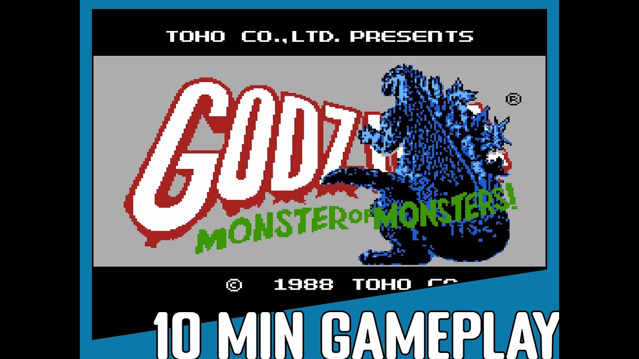 10 Minute Gameplay: Godzilla: Monster of Monsters! (1989) NES - YouTube