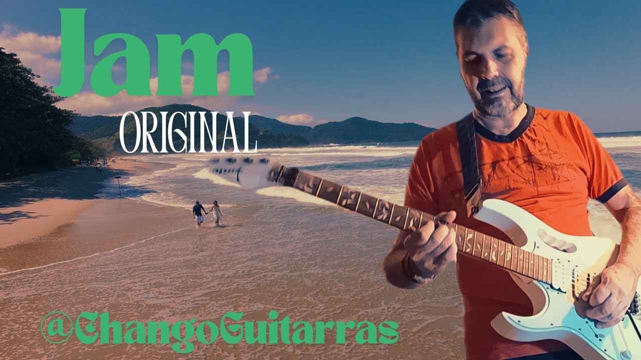 Jam con guitarra económica. Vos y yo en una playa....👍🌹 - YouTube