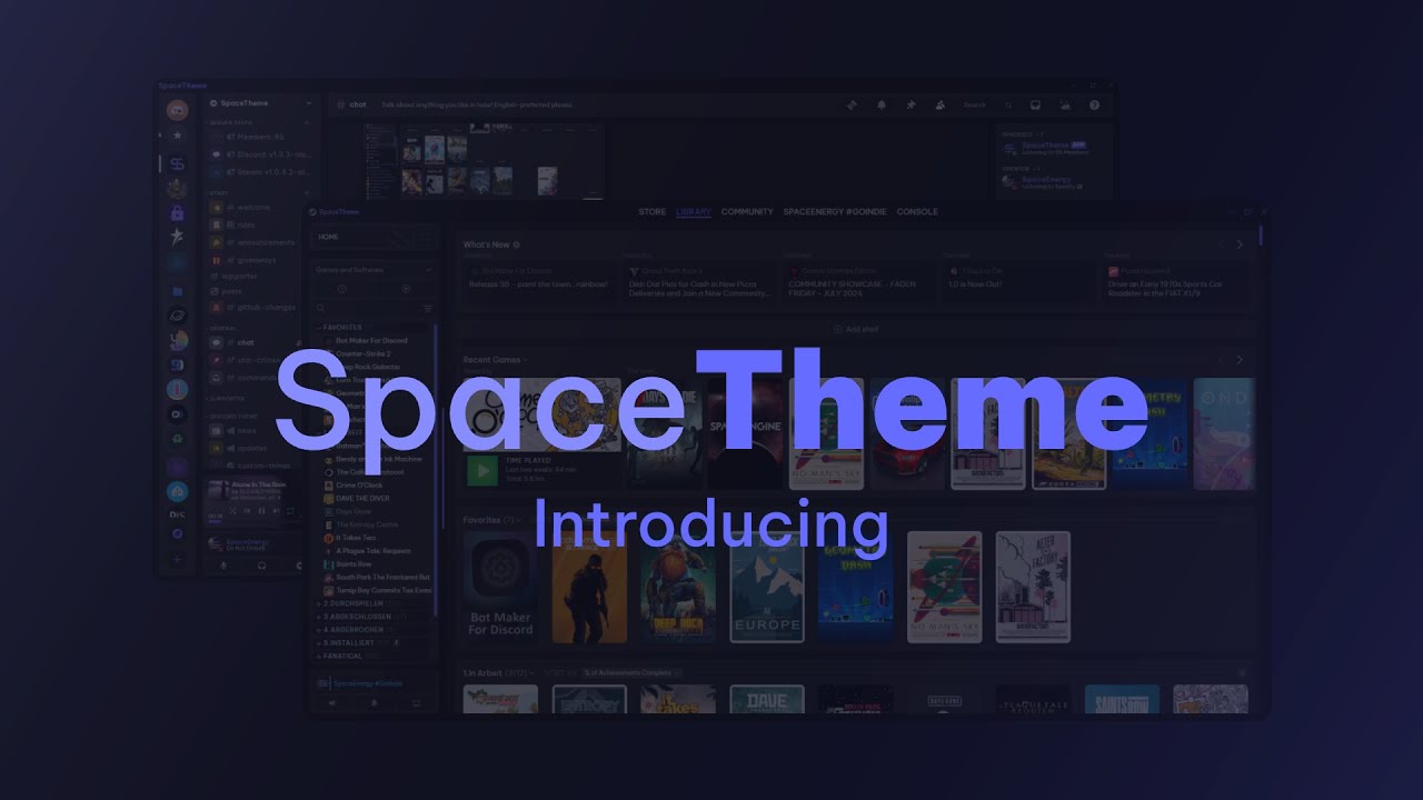 Introducing SpaceTheme - YouTube