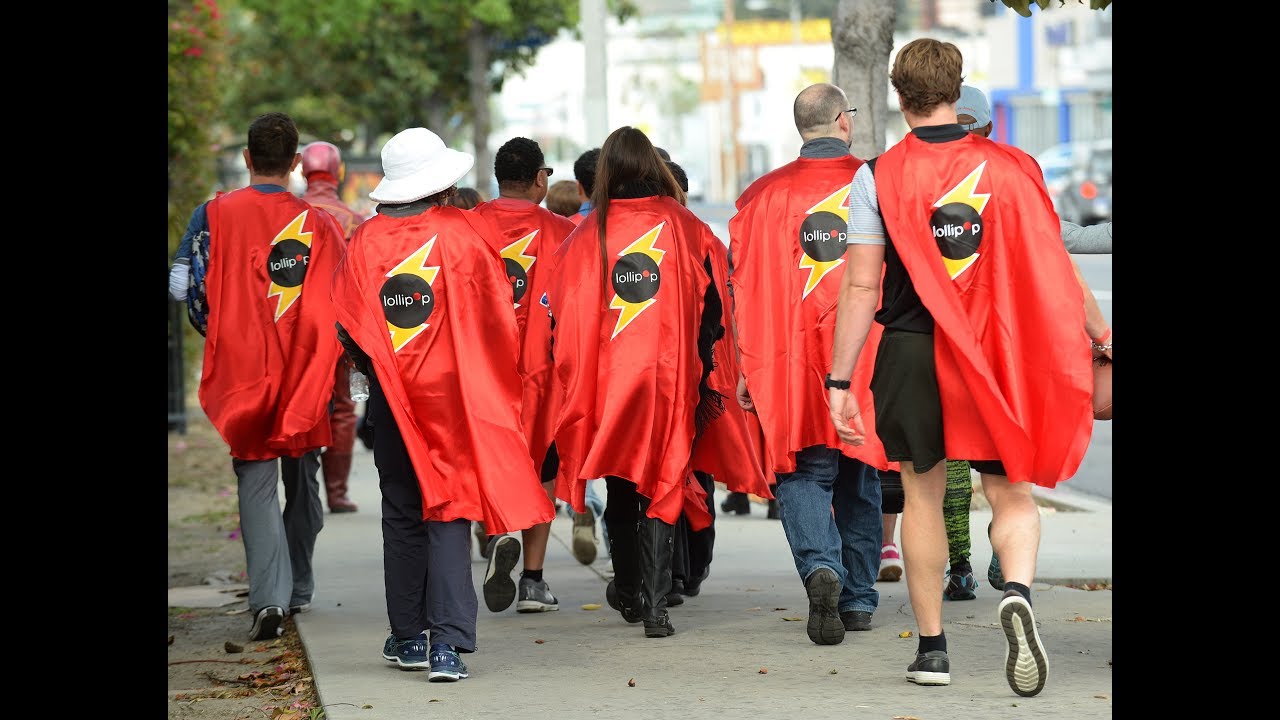 The 2nd Annual LOLLIPOP Superhero Walk 2018 - YouTube
