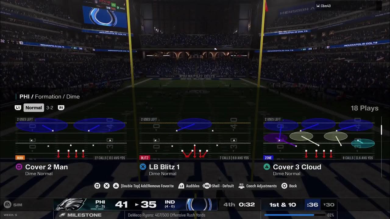 Madden 25 SDSL: Eagles Vs Colts - YouTube