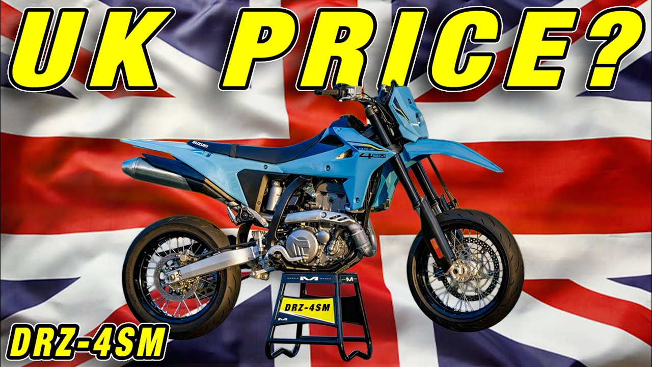 NEW SUZUKI DRZ-4SM UK PRICE? - YouTube