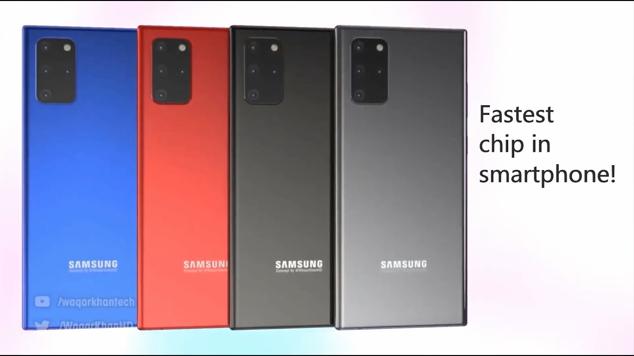 Samsung Galaxy Note 20 - Fastest Chip in Phone - YouTube