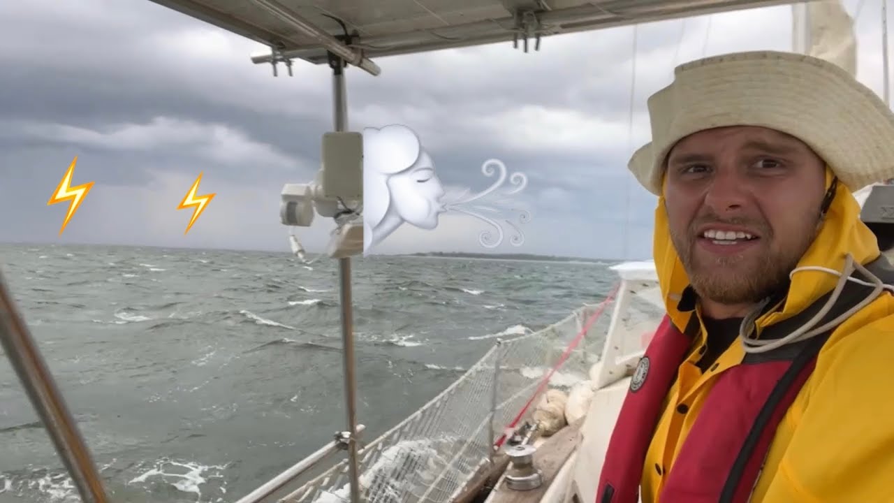 Catch & Cook Sailing Edition - 40 MPH GALE winds!!! - YouTube