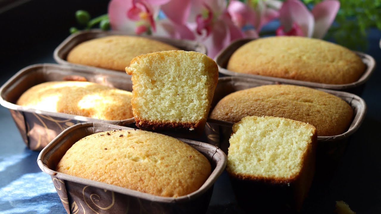 Tea time mini loaf cakes | New year special recipe | mini butter cake ...