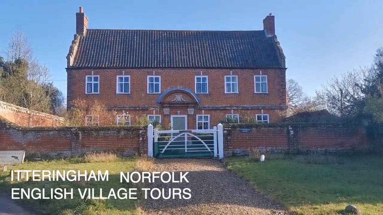 ENGLISH COTTAGES-VILLAGE TOUR ~ Itteringham Norfolk - YouTube