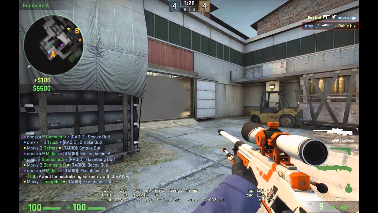 CSGO: dmxq AWP ACE cache PUG - YouTube