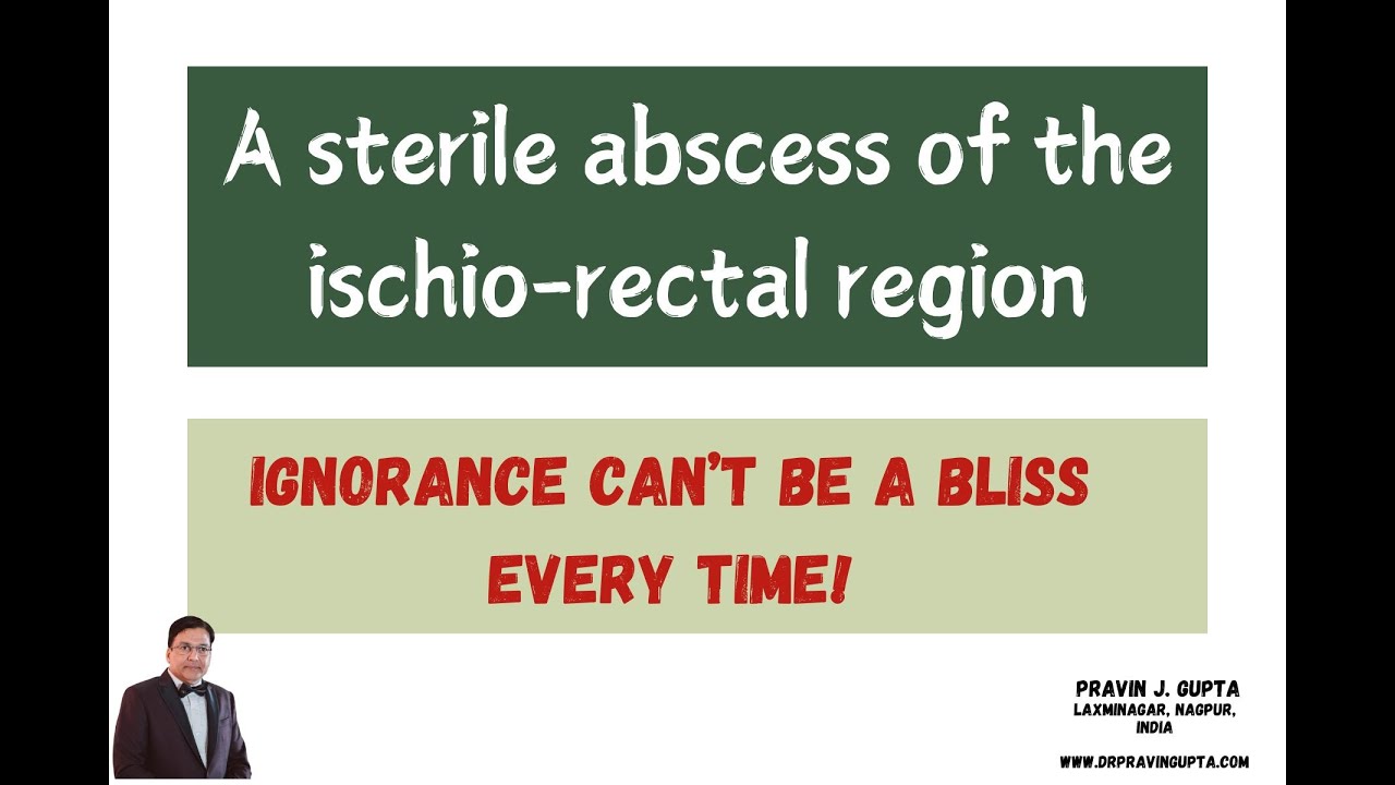 SURGERY OF AN ORGANIZED ISCHIO-RECTAL ABSCESS - YouTube