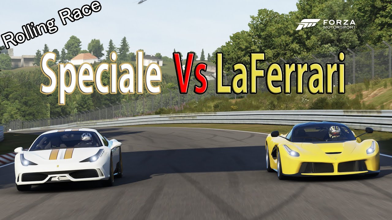 Forza Motorsport 6 - DRAG RACE: Ferrari LaFerrari Vs Ferrari 458 ...